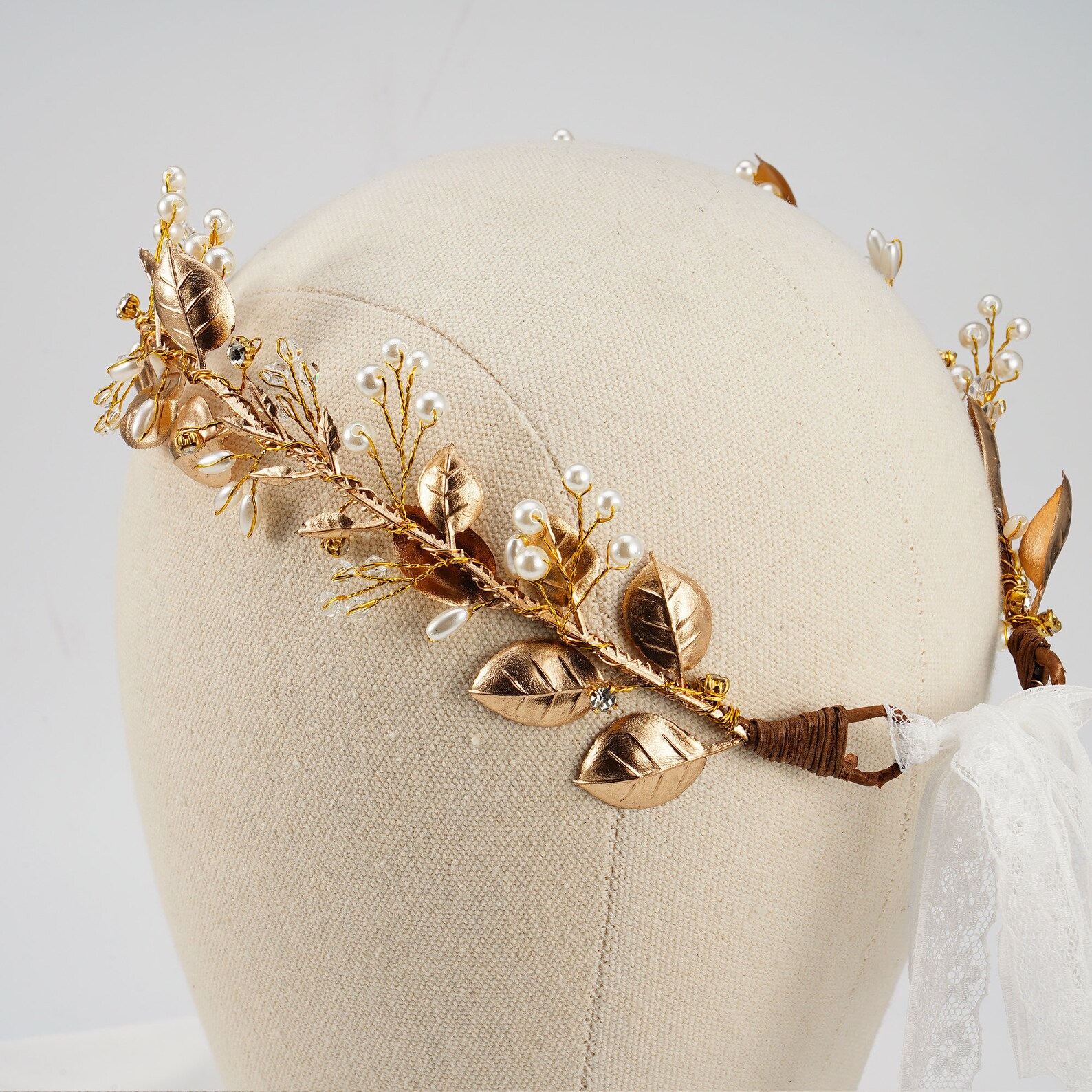 Gold Fairy Crown Elven Crown Elf Headpiece Girl Flower - Etsy