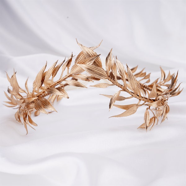Gold Leaf Crown - Etsy