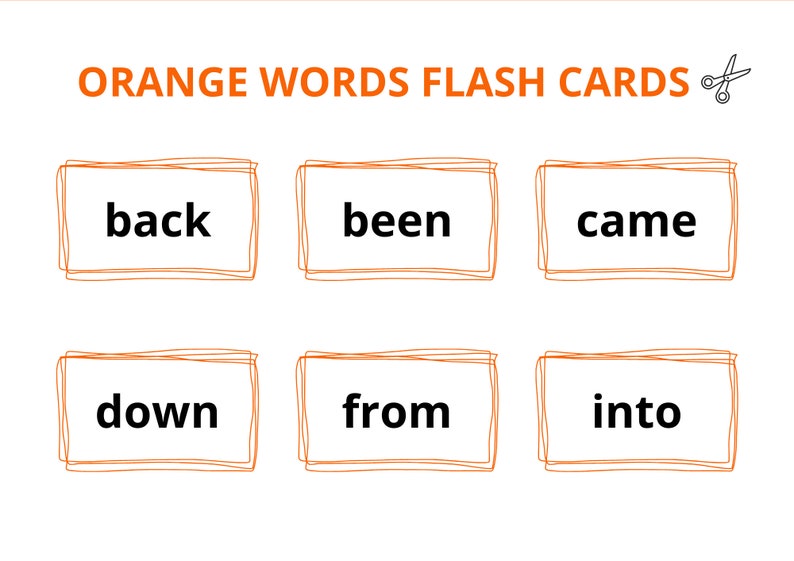 Sight Words Printable Kindergarten Prek Flashcards for Kids High ...