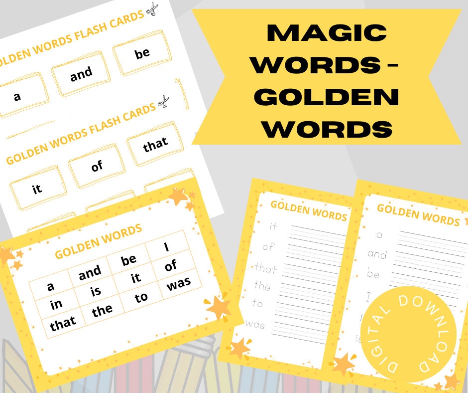 Printable Sight Words, First 100 Words, Magic 100 Words, High Frequency ...