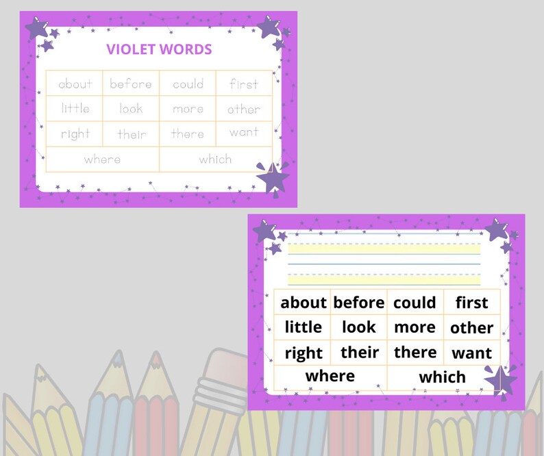 High Frequency Printable Sight Words Worksheets Magic 100 Words Green ...