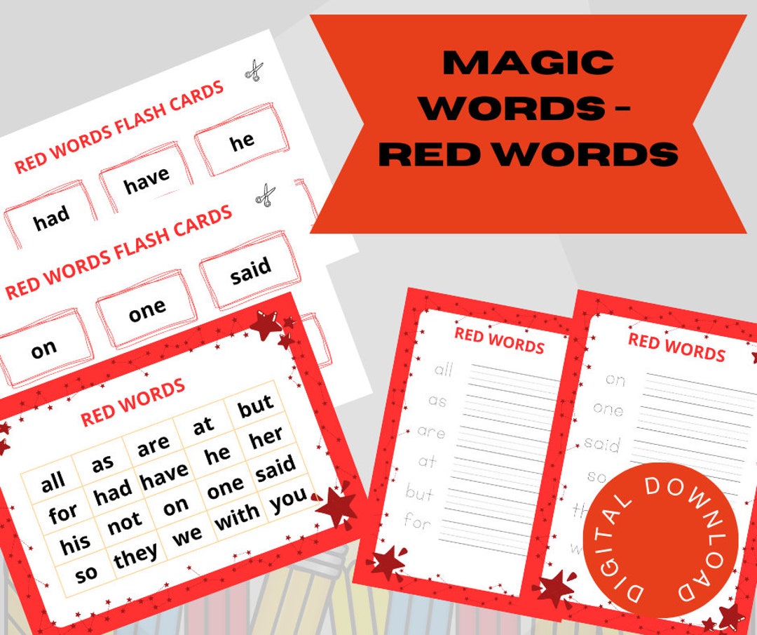 Printable Sight Words Worksheets High Frequency Sight Words Flash Cards ...