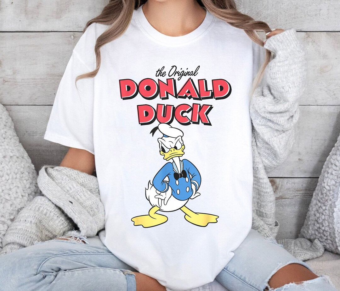 Vintage Donald Duck Shirt, Donald Duck Disney Shirt, Donald Duck Shirt ...