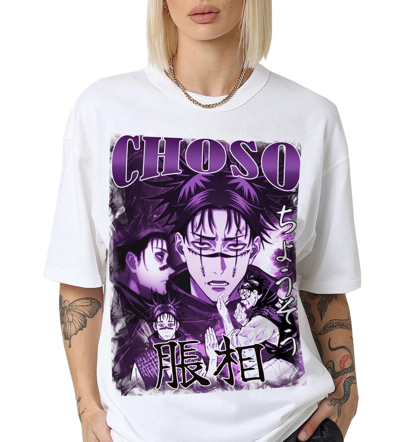 Vintage Choso Anime Shirt, Choso Jujutsu Anime Shirt, Choso T-shirt ...