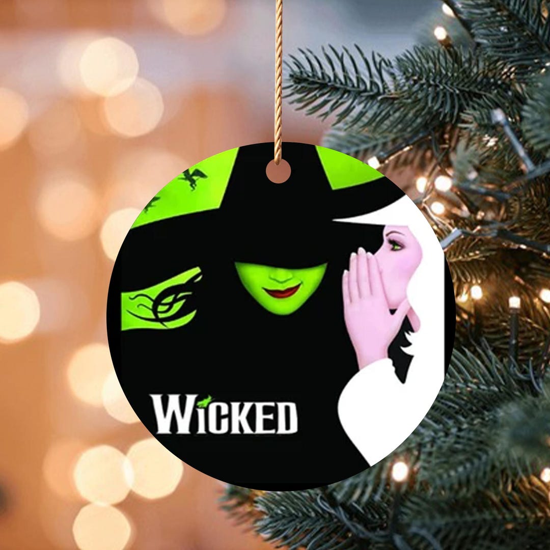 Wicked Ceramic Ornament, Wizard of Oz Ornaments, Wicked Christmas ...