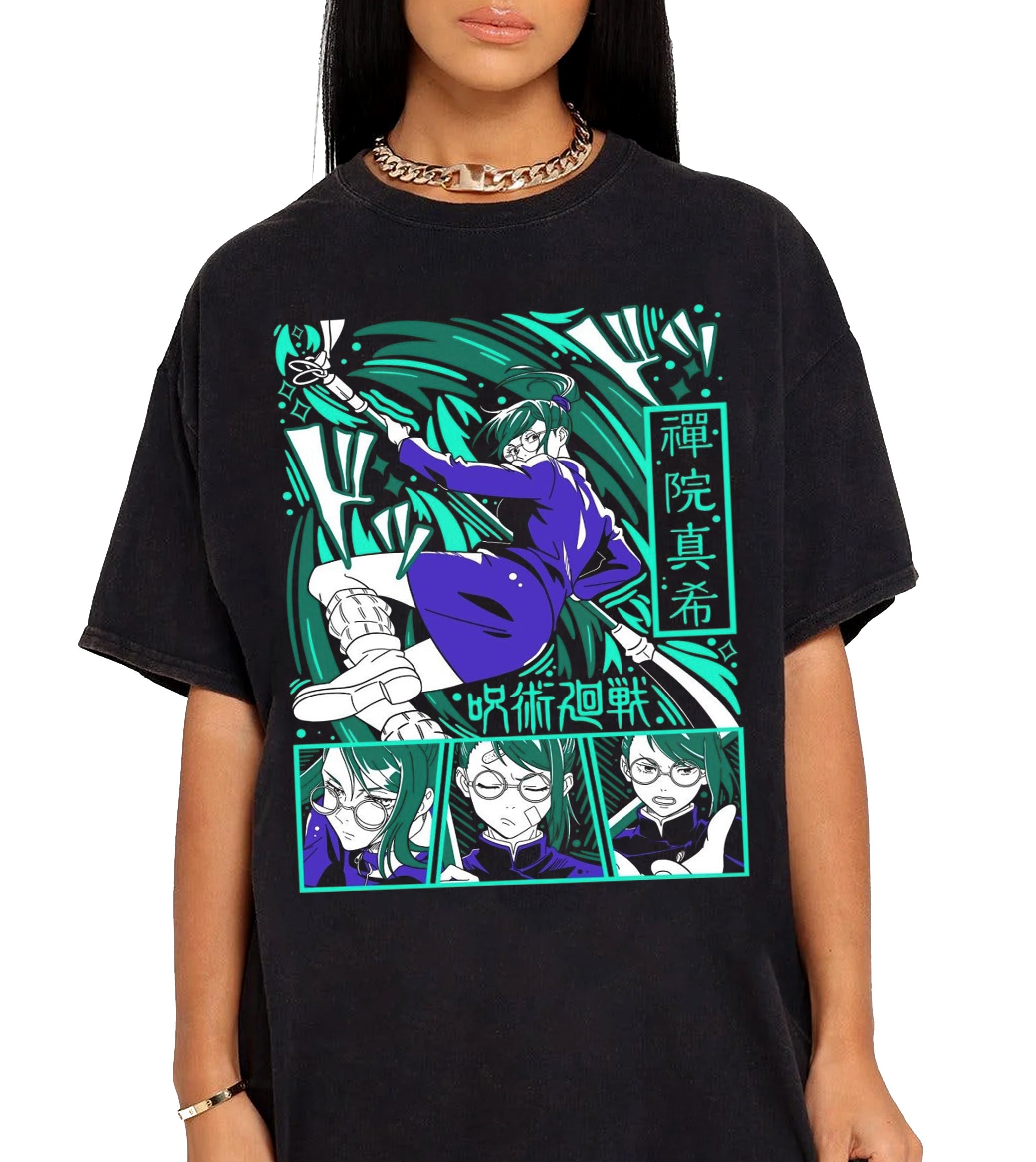 Maki Zenin JJK Shirt, Maki Zenin Anime Shirt, Maki Zenin Merch Shirt ...