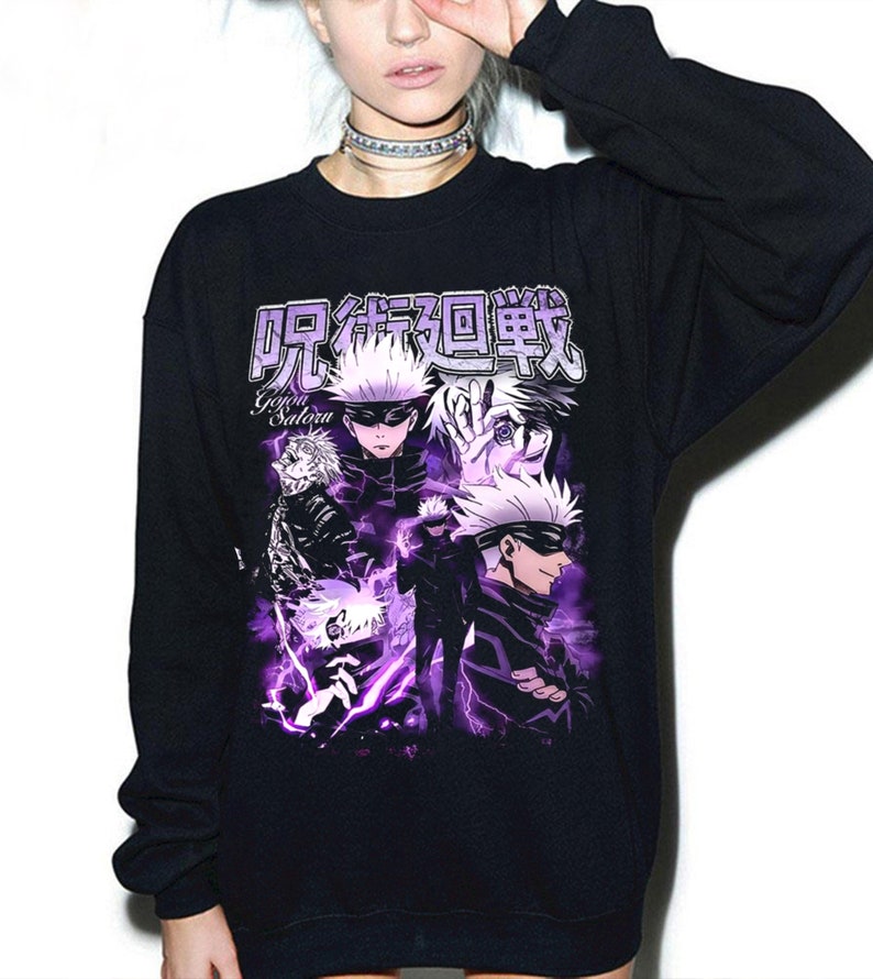 Vintage Satoru Gojo 90s Shirt, Satoru Jujutsu Anime Shirt, Gojo Satoru ...