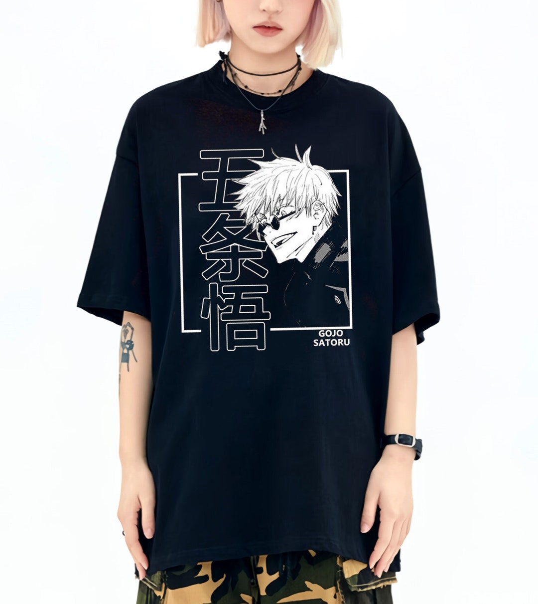 Vintage Gojo Satoru Shirt, Satoru Gojo T-shirt, Gojo Satoru Merch Shirt ...