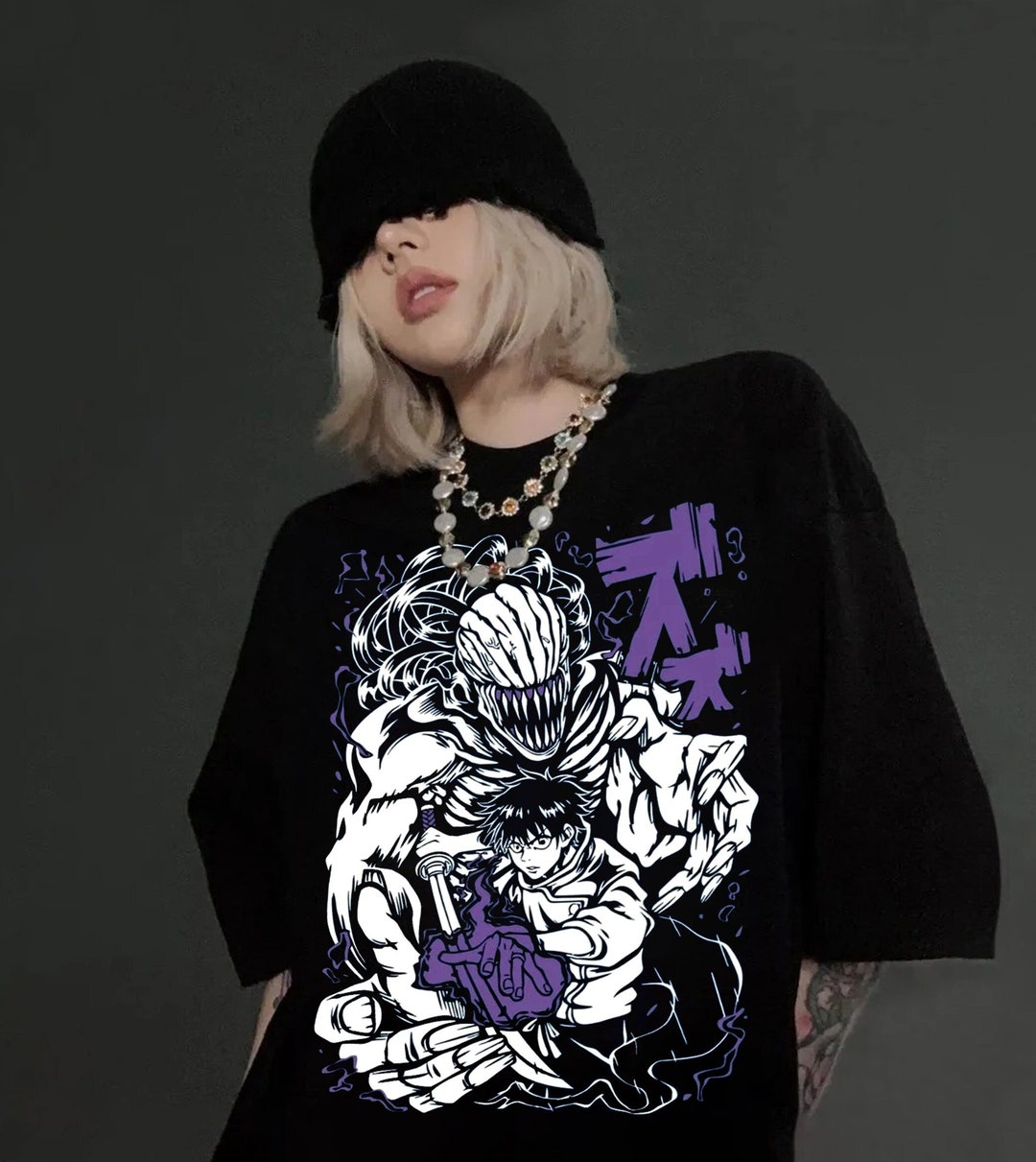 Vintage Dark Okkotsu Shirt, Yuta Okkotsu Shirt, Yuta JJK T-shirt, Manga ...