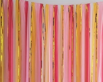 Pastel Streamer Backdrop - Etsy
