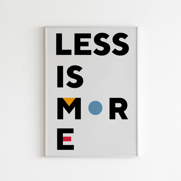 Less is More - Etsy