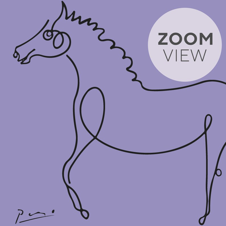 Pablo Picasso the Horse Exhibition Print | Digital Print | Picasso ...