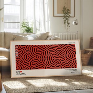 Yayoi Kusama Infinity Exhibition Poster Panoramic Wall Art Modern Home ...