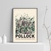 Jackson Pollock Exhibition Poster | Abstract Art | Canvas Poster ...