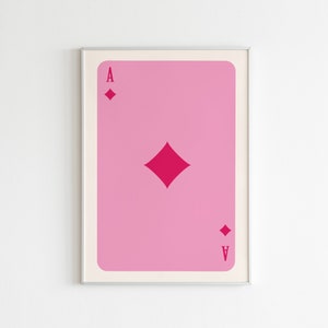 Ace Card Print | Digital Print | Ace of Diamonds | Digital Download ...
