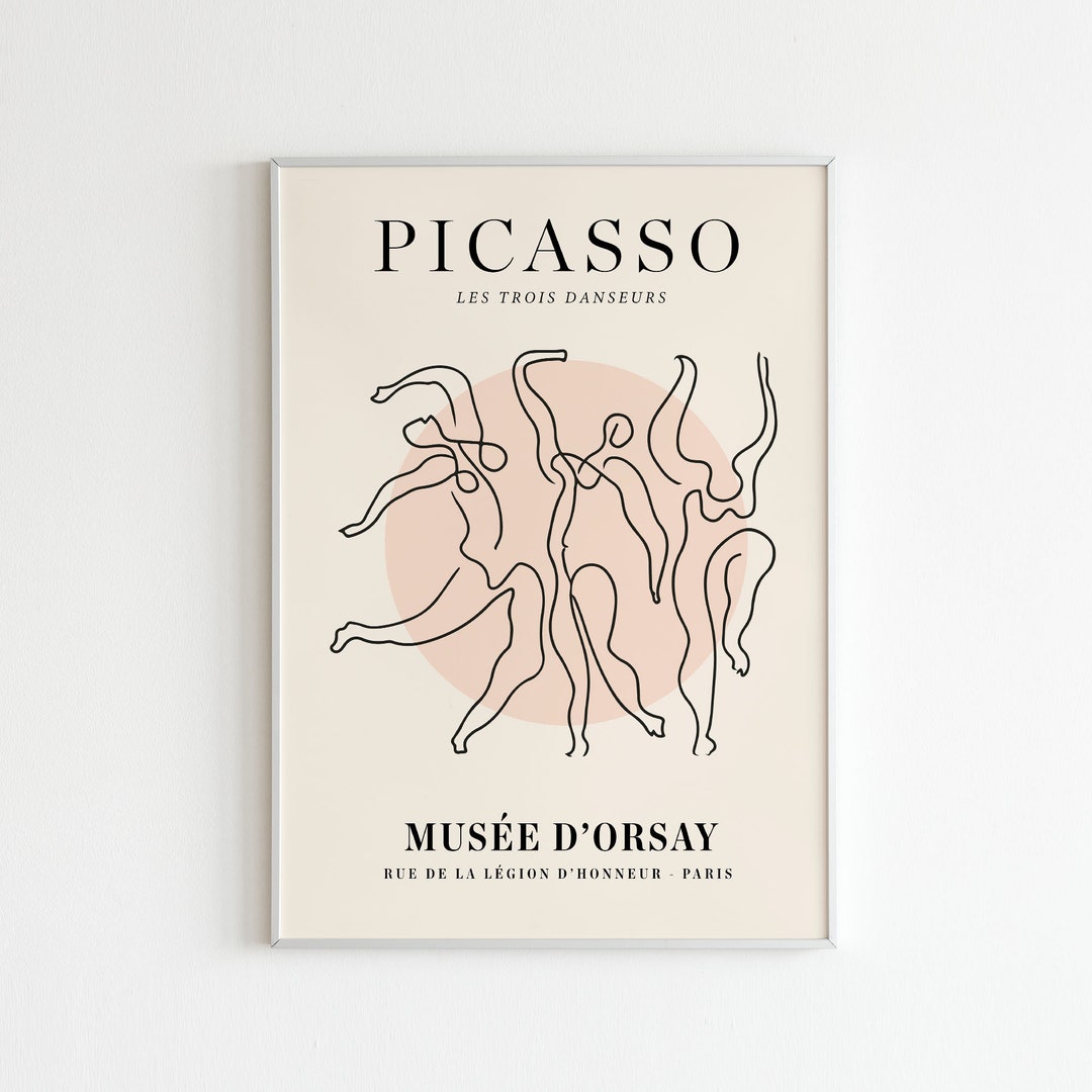Pablo Picasso the Dance Exhibition Print | Digital Print | Picasso ...