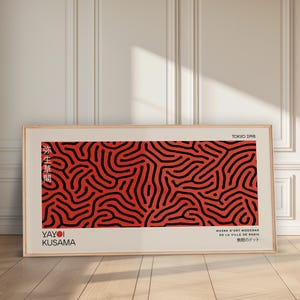 Yayoi Kusama Infinity Exhibition Poster Panoramic Wall Art Modern Home ...