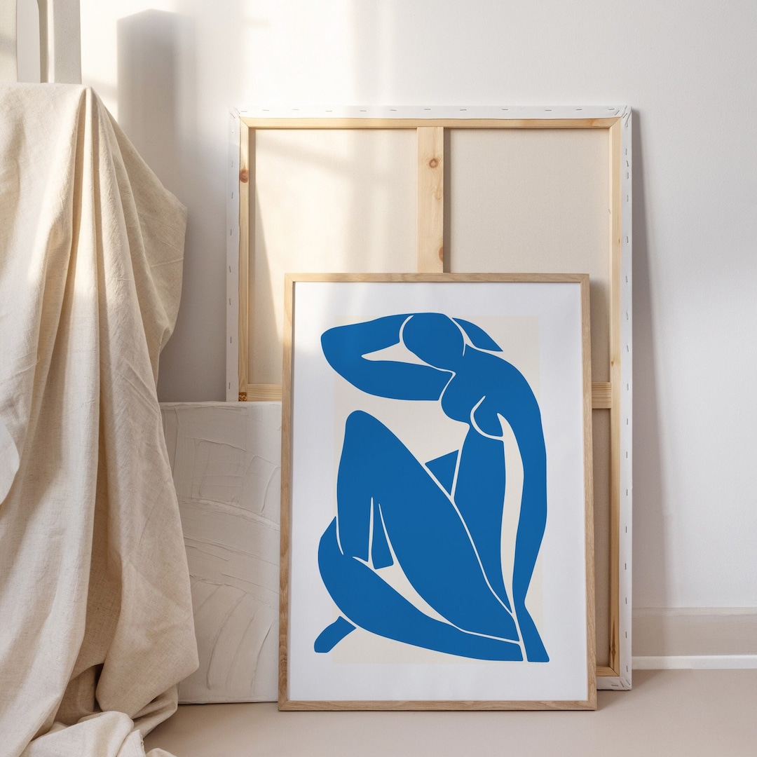 Matisse Blue Woman Exhibition Poster | Canvas Poster | Museum Poster ...