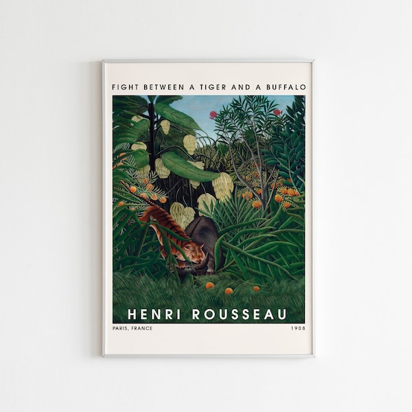 Henri Rousseau Poster - Etsy