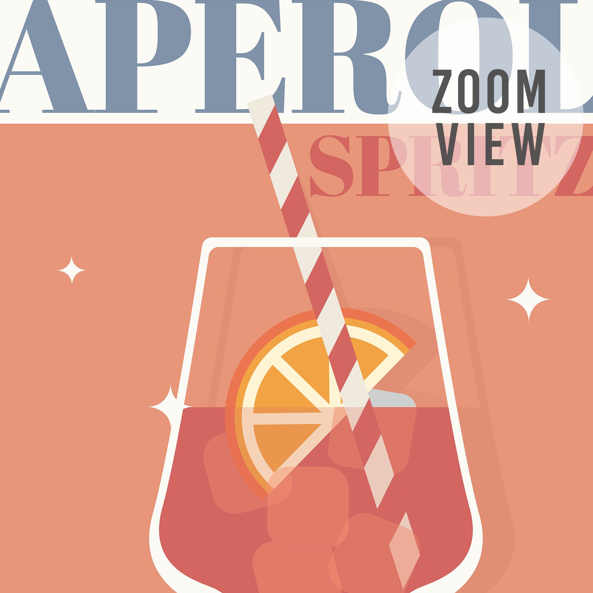 Cocktail Aperol Spritz Print Digital Print Bart Cart - Etsy