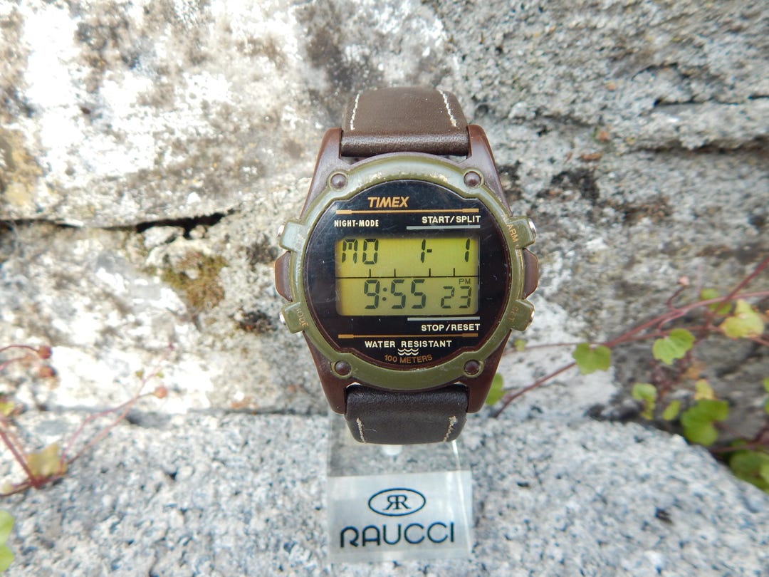 Vintage Timex Expedition 100m 745 FF Indiglo Chrono Mens Watch. - Etsy