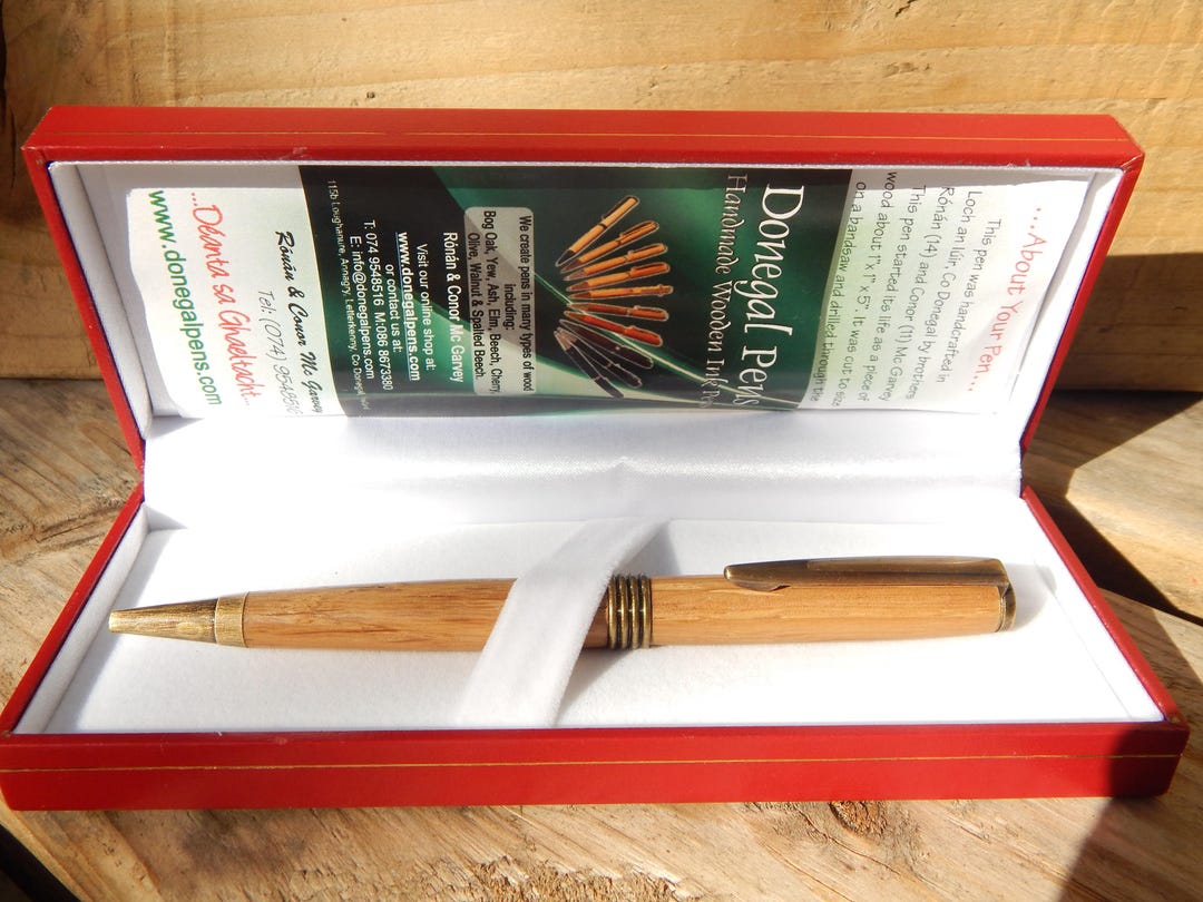 Donegal Pens Ballpoint Pen Made From Selected Woods.ireland. - Etsy