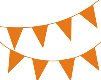 Orange Triangle Flag - Etsy