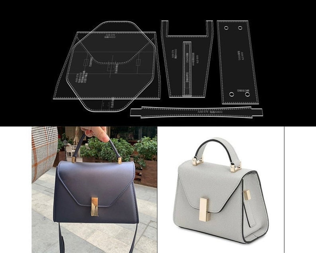 DIY Shoulder Bag Pattern/diy Gift/handbag Pattern/leathercraft Pattern ...