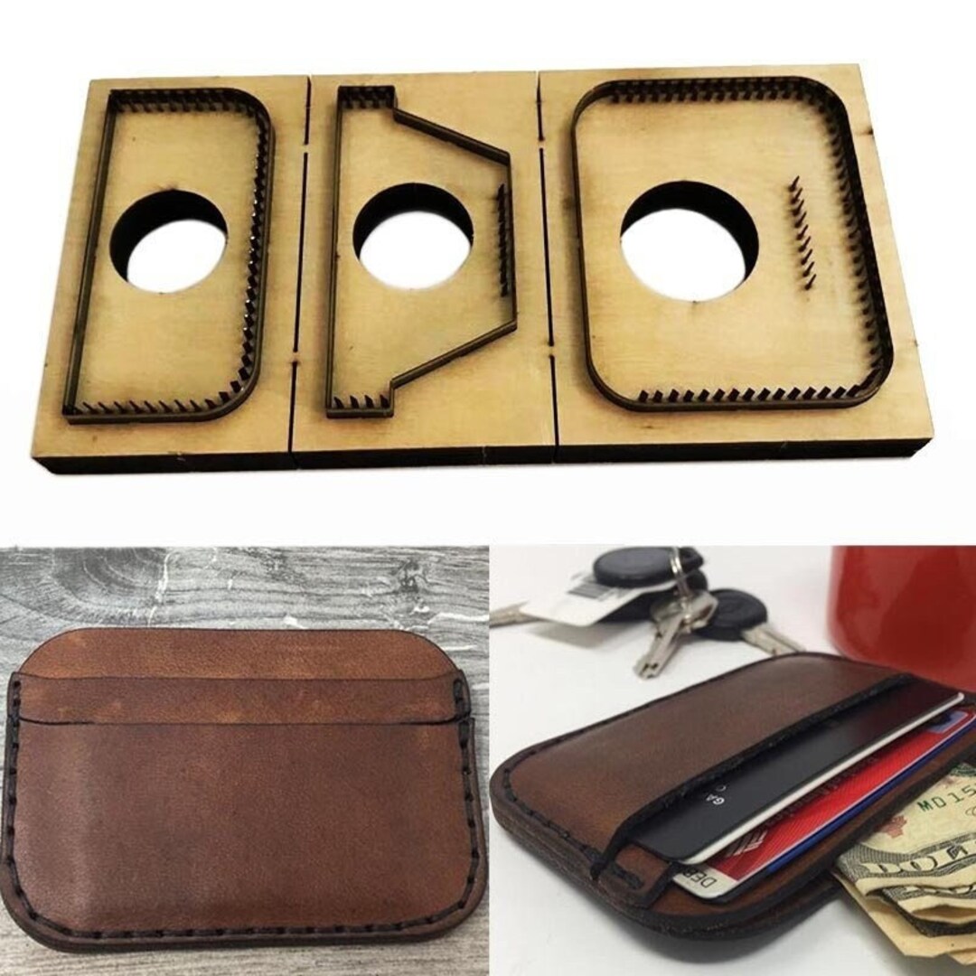DIY Minimalist Wallet Cutter Die for Leather Crafts/slim Card Holder ...