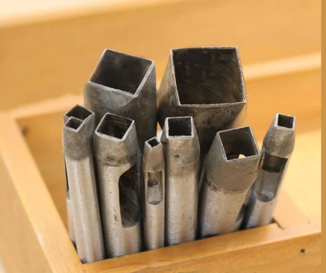 Leather Mini Square Hole Punch, Durable Steel Hole Punch, Hole Punch ...