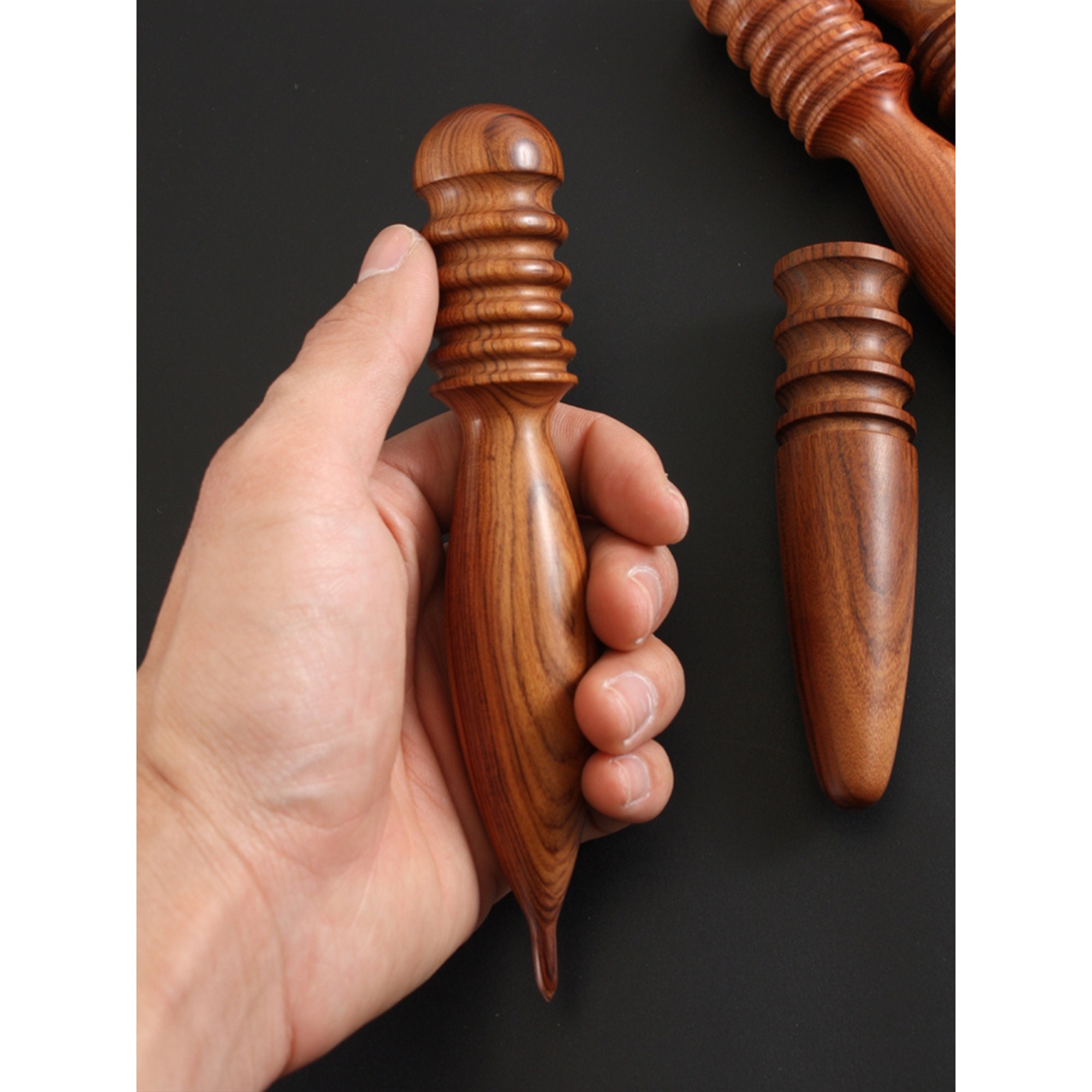 Leather Polishing Wood Stick Round Wood Polishing Stick - Etsy