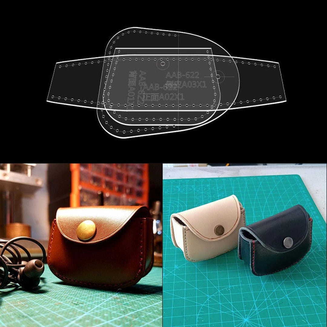 DIY Leather Messenger Bag Pattern/acrylic Pattern/kraft/leather Stamp ...