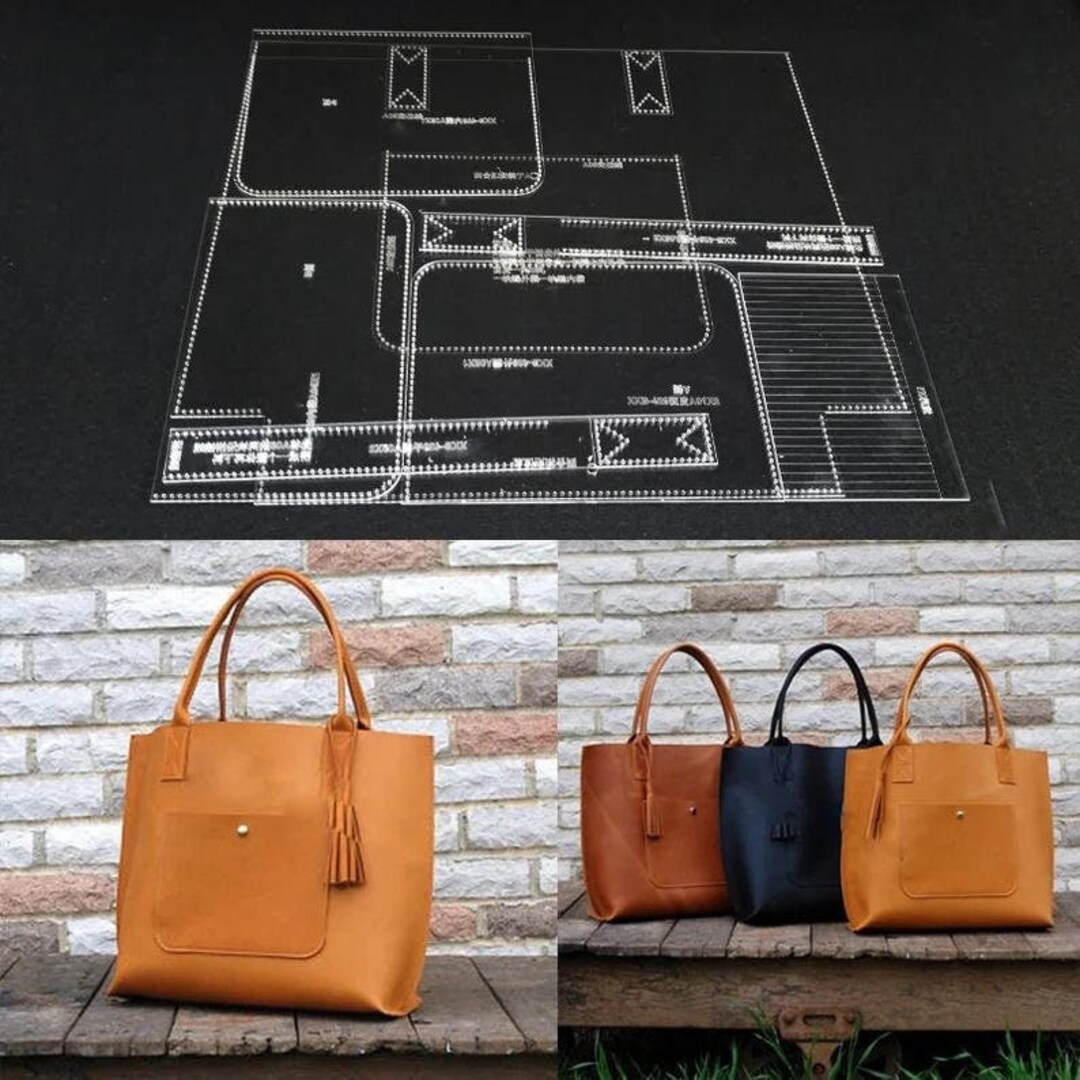 Hand Women's Handbag Acrylic Template, Leather Pattern, DIY Leather ...