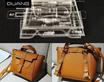 Women Handbag Messenger Bag Tote Bag Acrylic Template Leather - Etsy