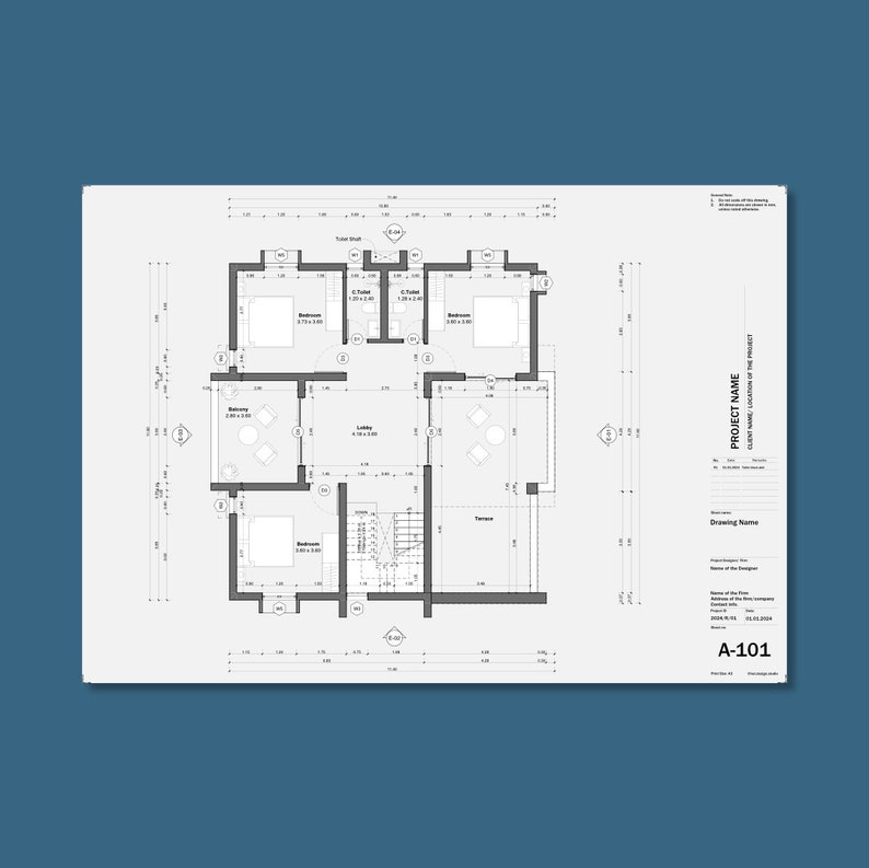 Plantilla de bloque de título para diseño de interiores y arquitectura ...