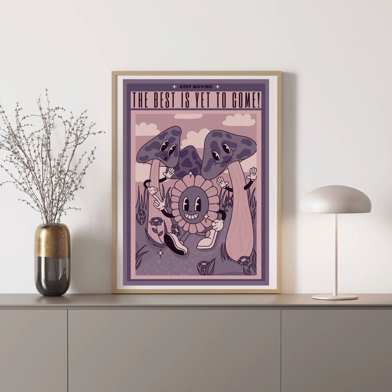 1930s Cartoon Style Poster, Motivational Poster, Vintage Cartoon Poster ...