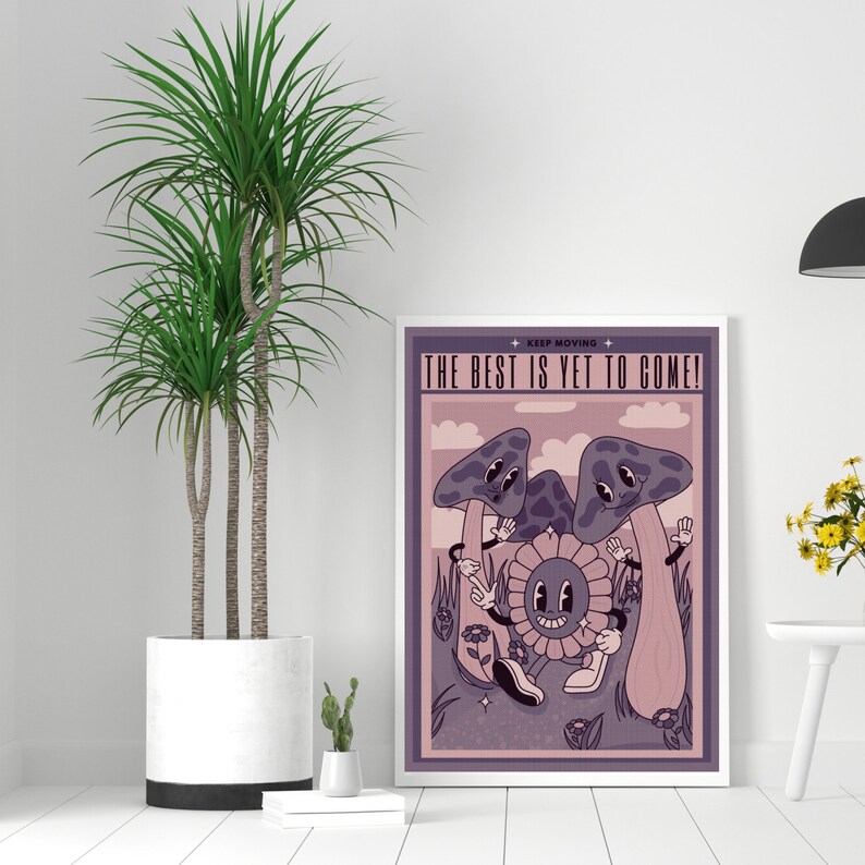 1930s Cartoon Style Poster, Motivational Poster, Vintage Cartoon Poster ...