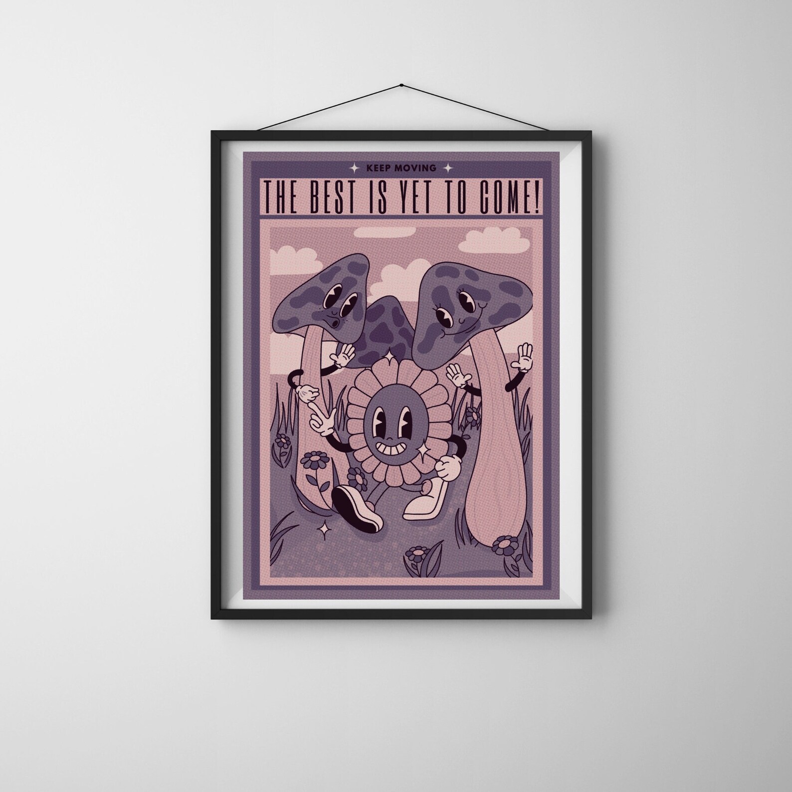 1930s Cartoon Style Poster, Motivational Poster, Vintage Cartoon Poster ...