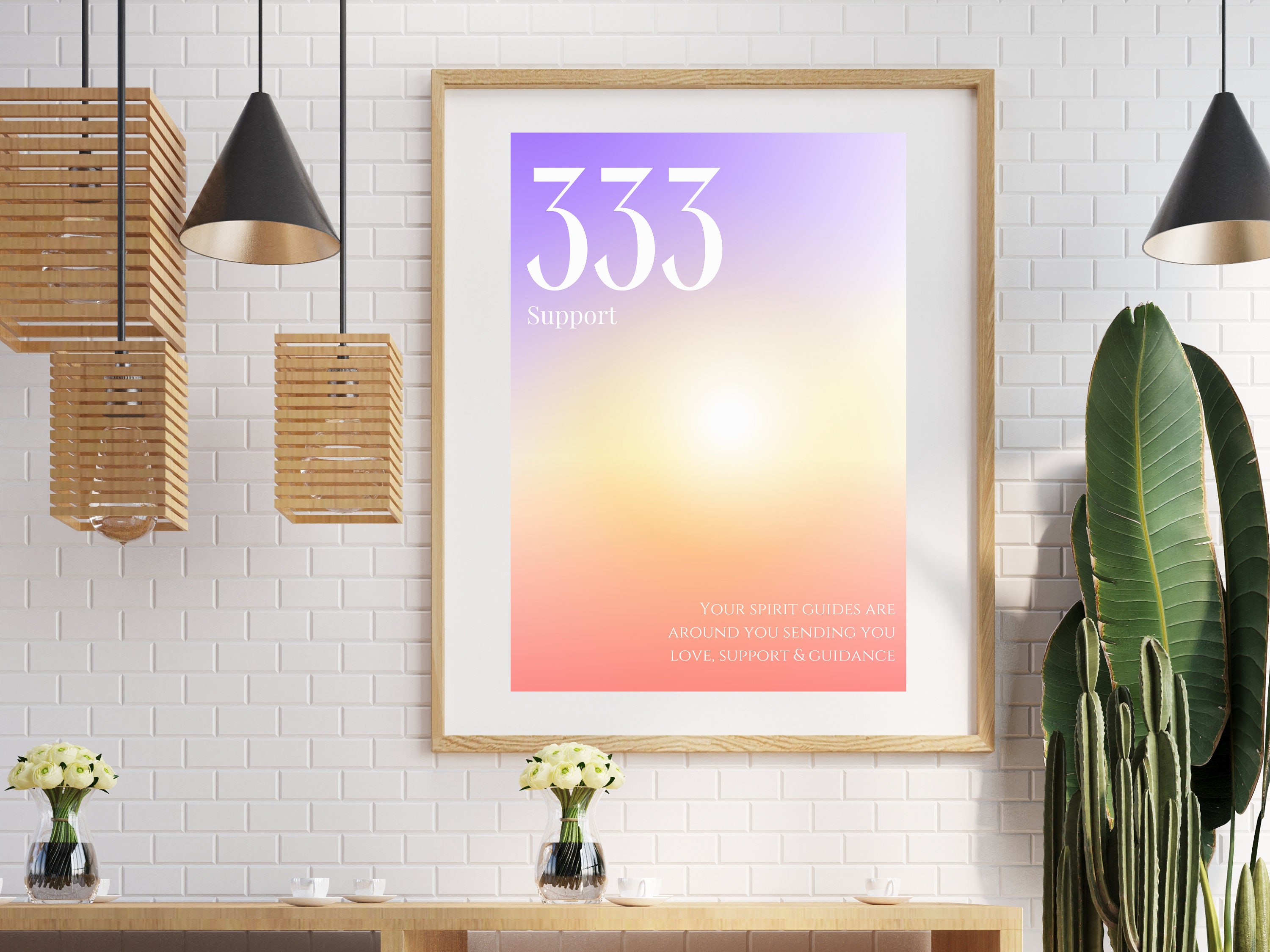 Angel Number Poster 333 Instant Download Poster Aura Energy - Etsy