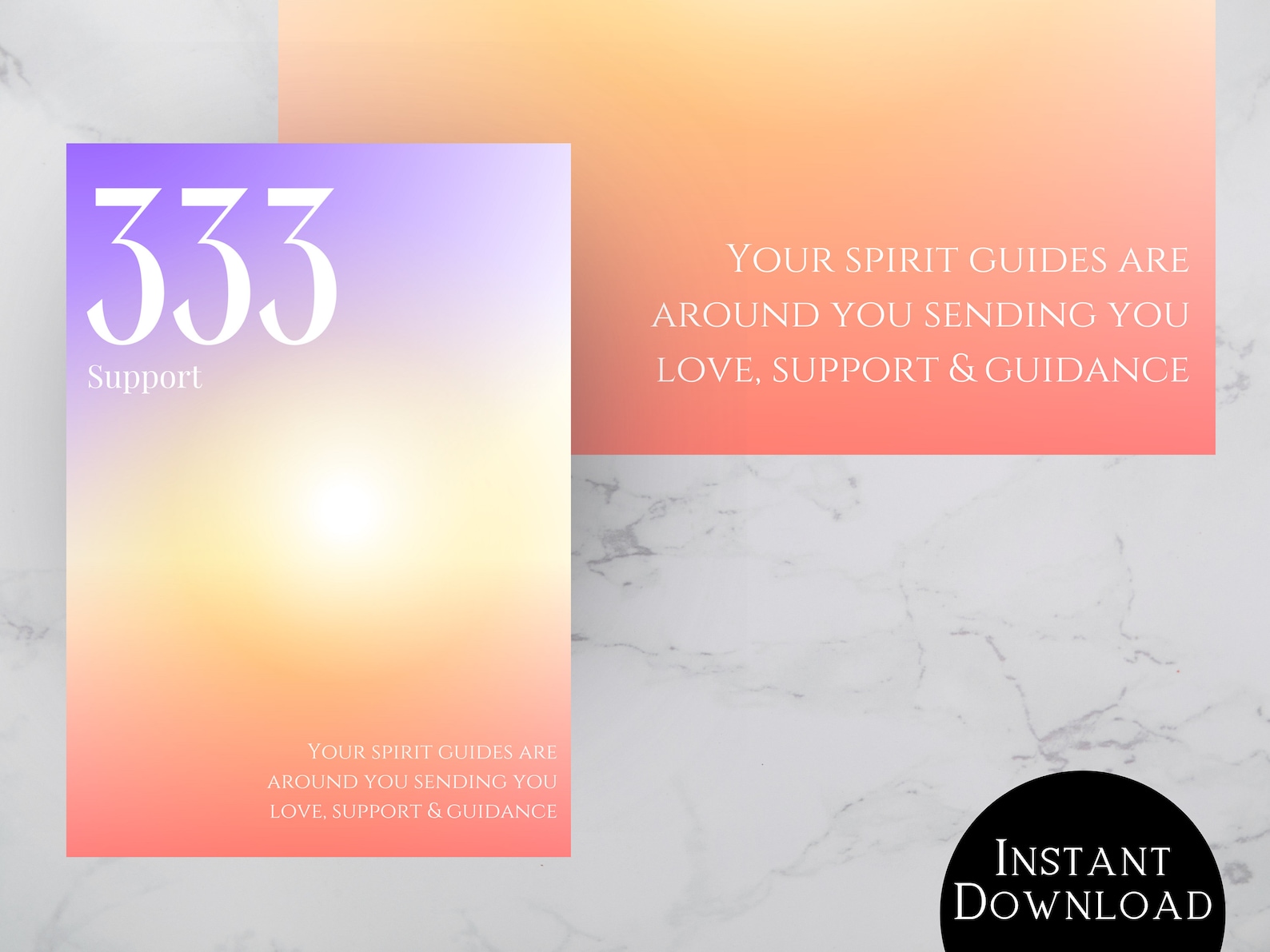 Angel Number Poster 333 Instant Download Poster, Aura Energy Poster ...