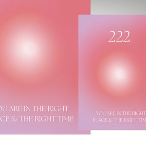 Angel Number Poster 222 Instant Download Poster, Aura Energy Poster ...