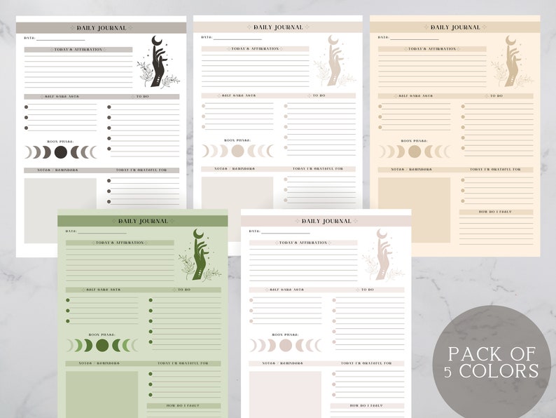 Digital Daily Planner, Spiritual Witchy Digital Planner, iPad Planner ...