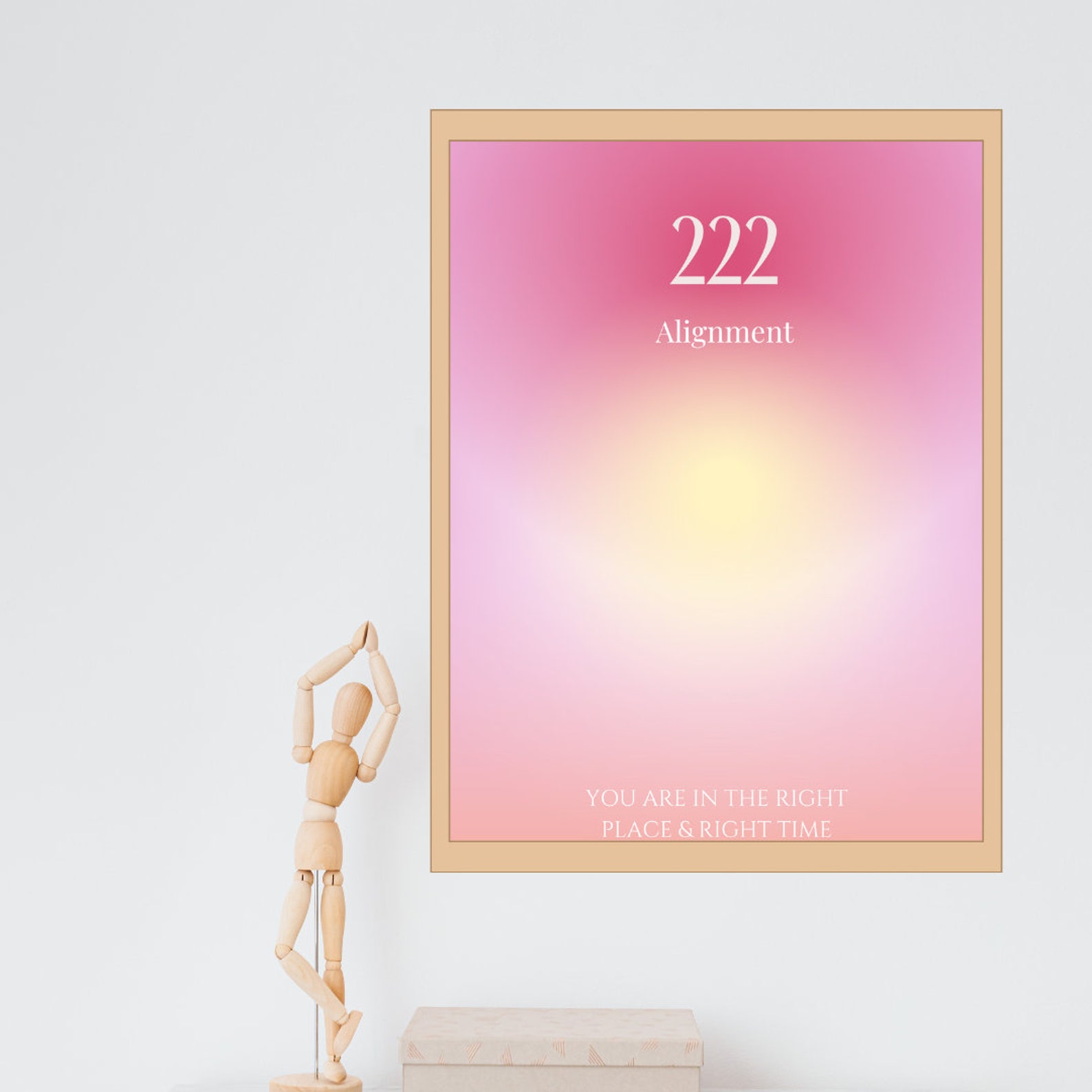 Angel Number Poster 222 Instant Download Poster, Aura Energy Poster ...