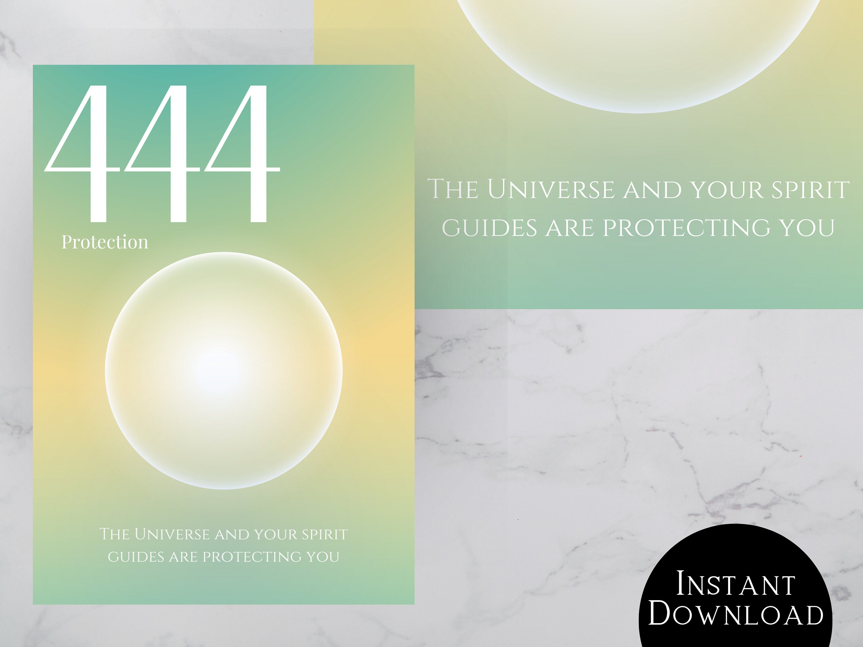 Angel Number 444 Poster, 444 Angel Number Poster, Room Decor Aesthetic ...