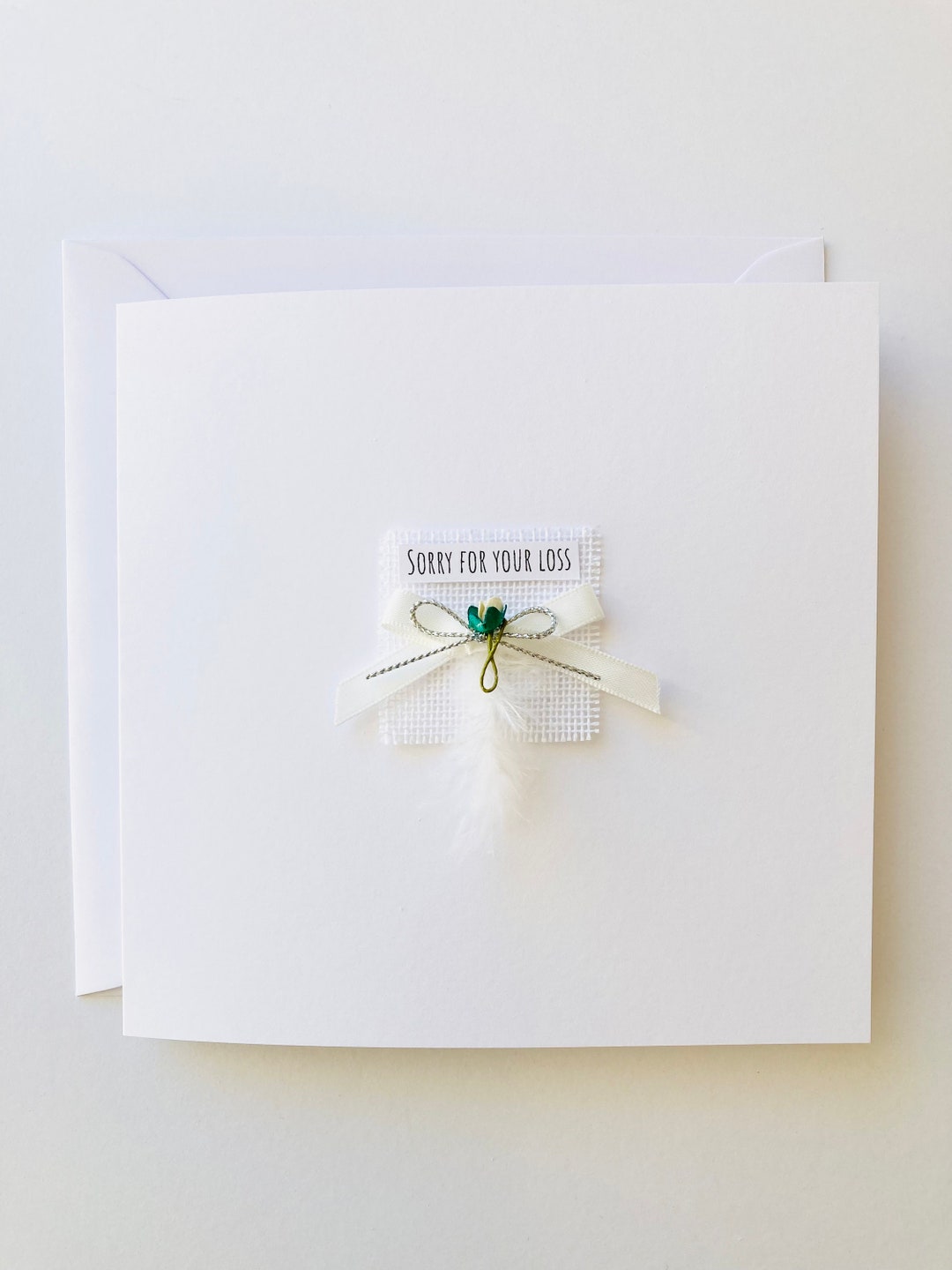 Handmade Sorry for Your Loss/ Sympathy Card - Etsy UK