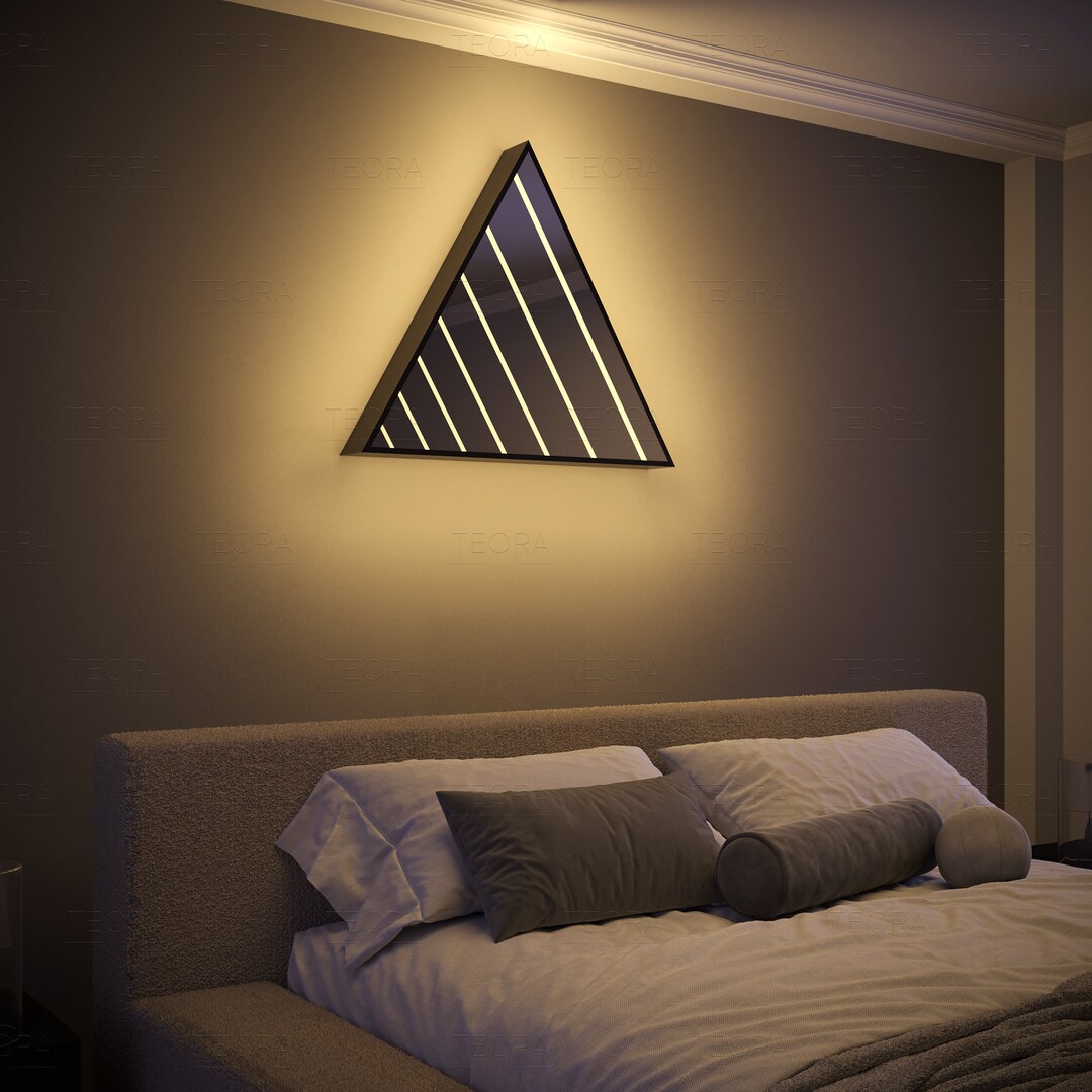 Triglow Infinity Mirror Warm White Glow Tunnel Ambient Wall Mood Light ...