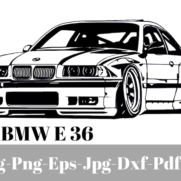 Bmw E36 Cricut Svg - Etsy Sweden