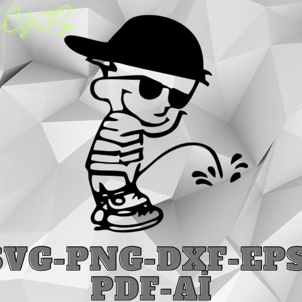 Boy Peeing Vector - Etsy