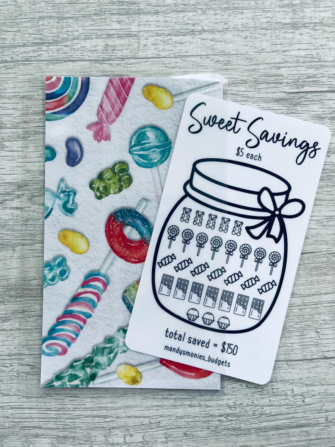 Sweet Savings/ Savings Challenge/ Save 150 Dollars / A6 Cash Stuffing ...