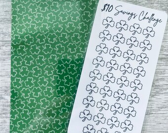 Bejeweled Savings Challenge Save 1000 Dollars/ A6 Cash Stuffing ...